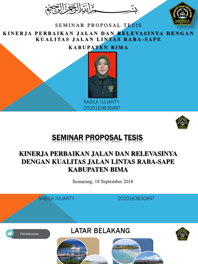 Contoh PPT Proposal Tesis | PDF