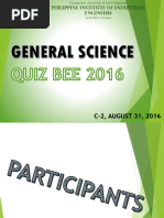 Quiz Bee Rules & Regulations | PDF | Government | Justice