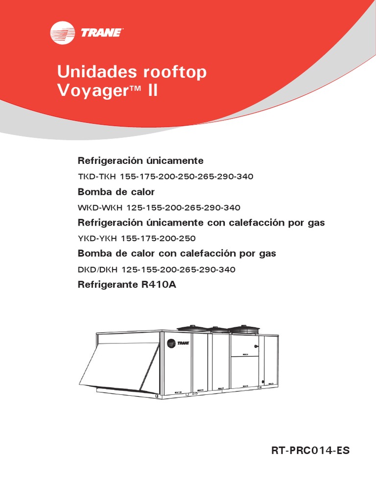 Roof Top Trane | PDF | Caldera | Microprocesador