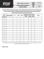 SL - 002 Formato Asignacion de Lockers | PDF