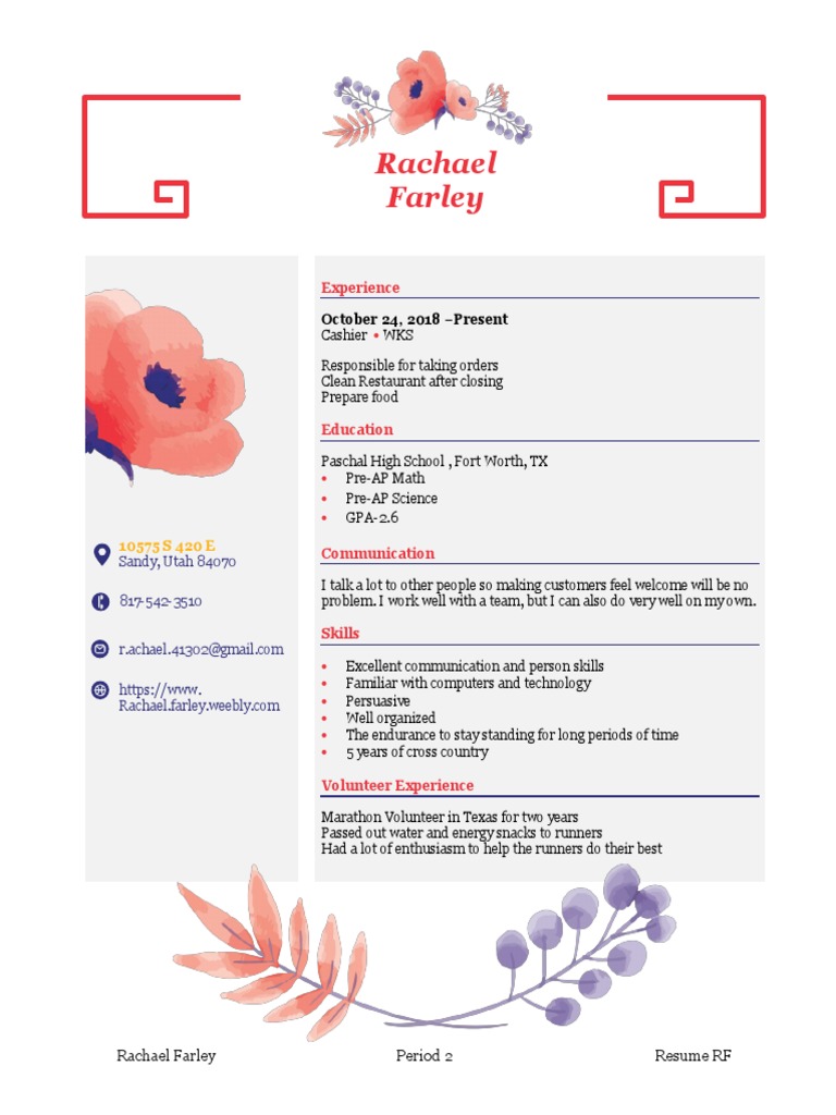 Resume RF | PDF
