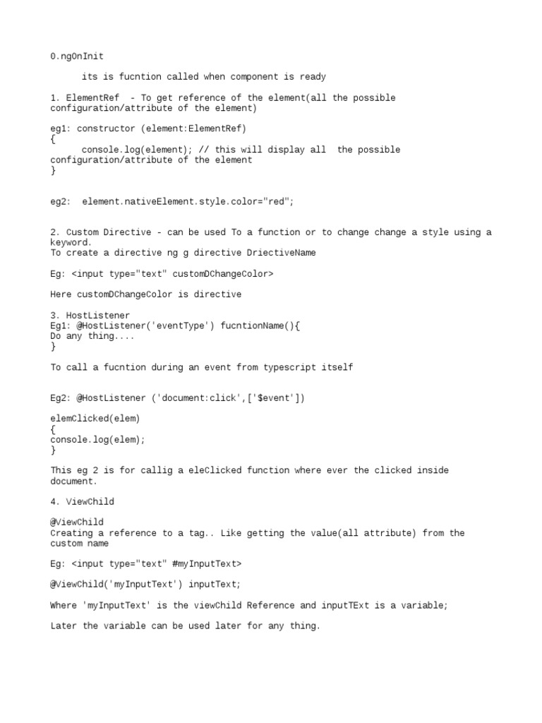 Angular 7 Guide Pdf Html Element Constructor Object Oriented Programming 0343