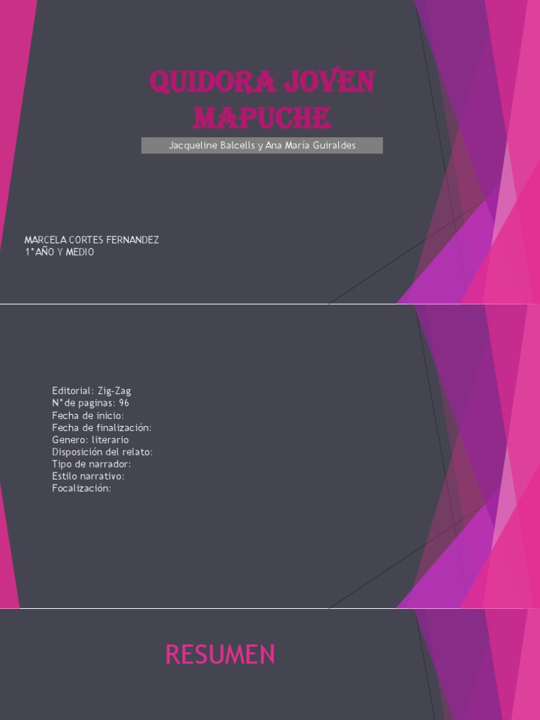 Quidora Joven Mapuche | PDF