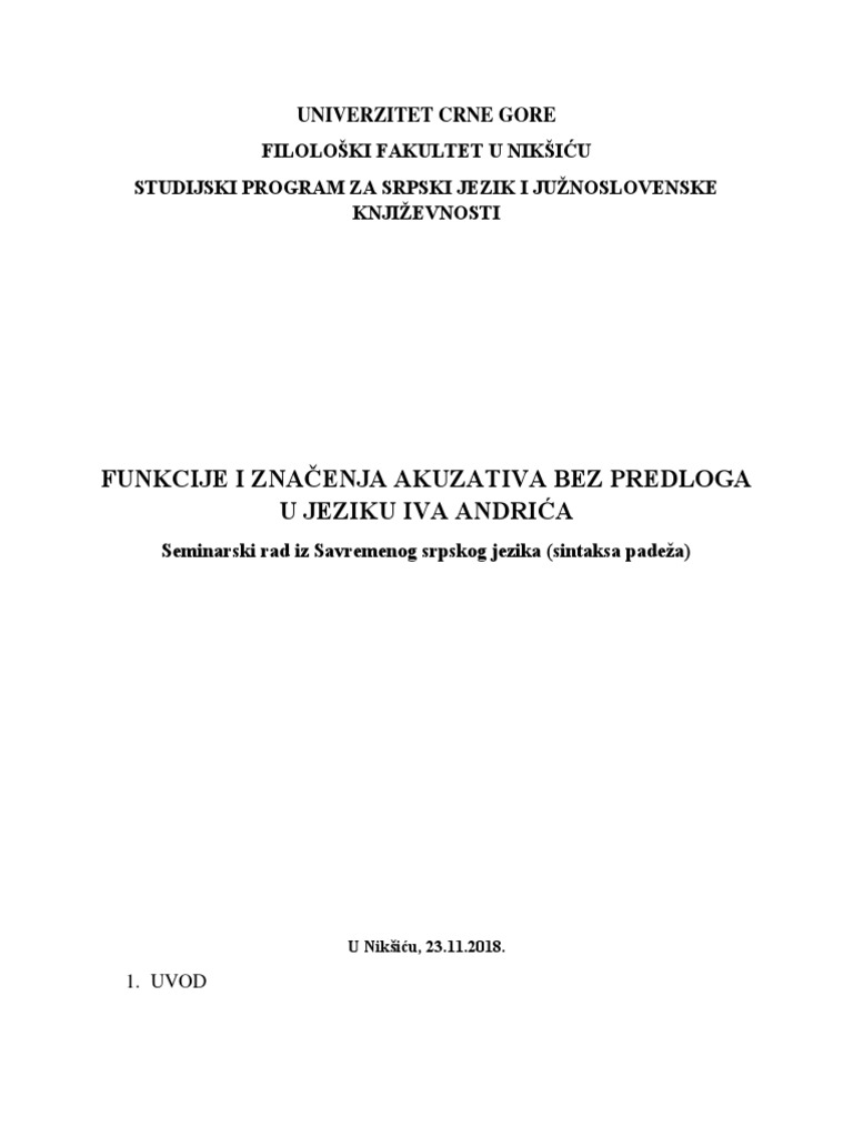 Akuzativ | PDF