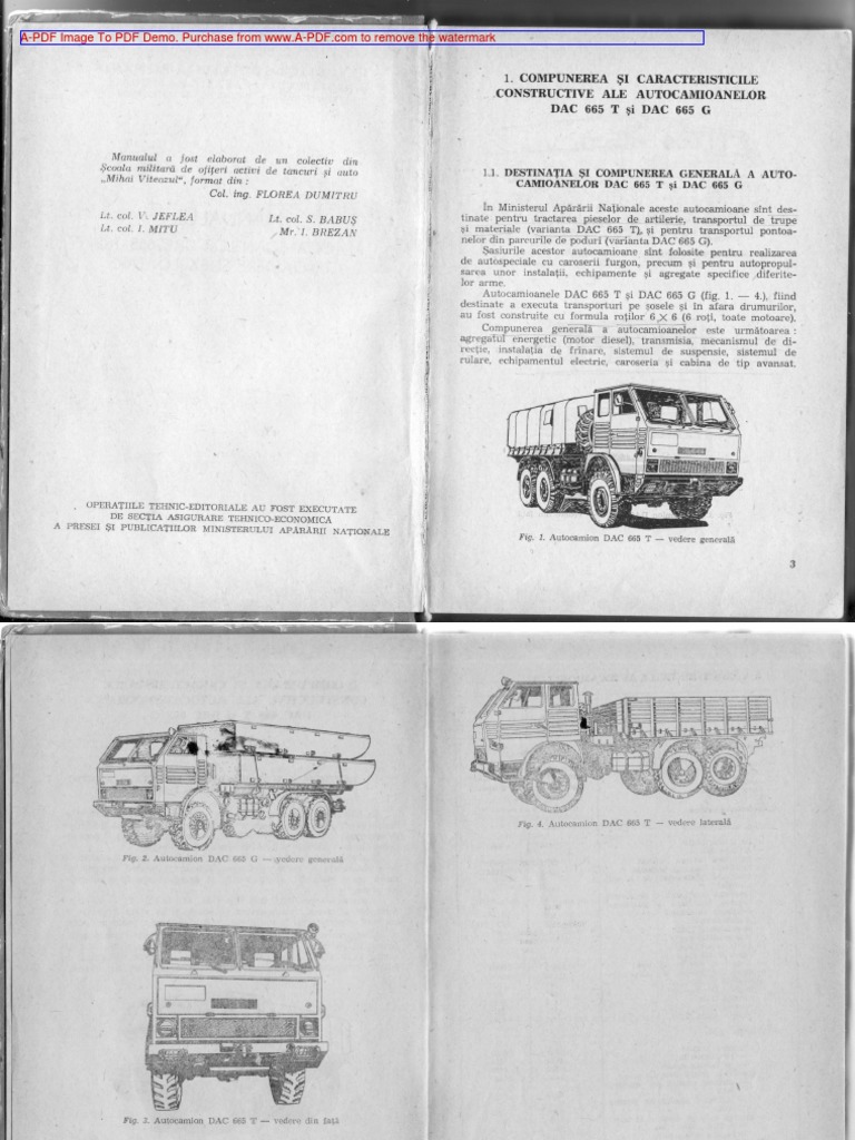DAC 665T Truck Manual Guide | PDF