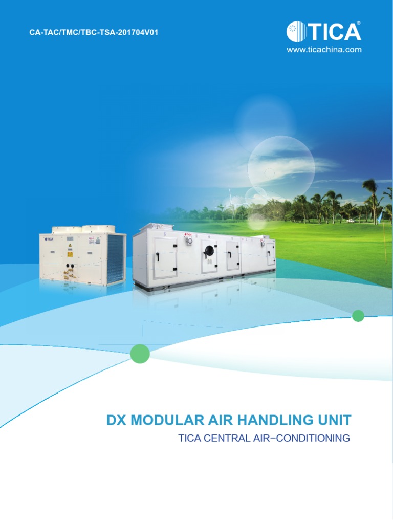 Tica Ahu | PDF | Air Conditioning | Hvac