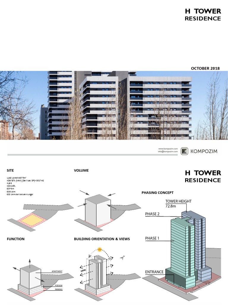 H Tower Residence: A Master Plan for a Mixed-Use Residential ...
