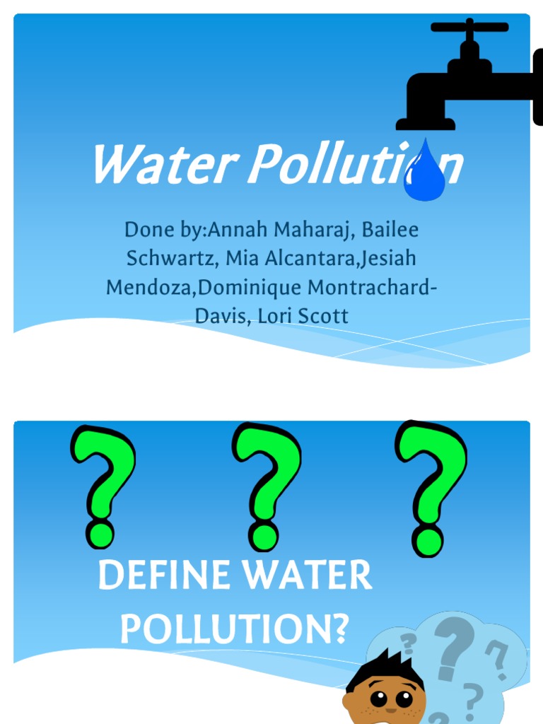 Water Pollution | PDF | Water Pollution | Sea