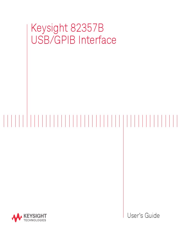 Keysight 82357B USB/GPIB Interface: User's Guide | PDF | Usb ...