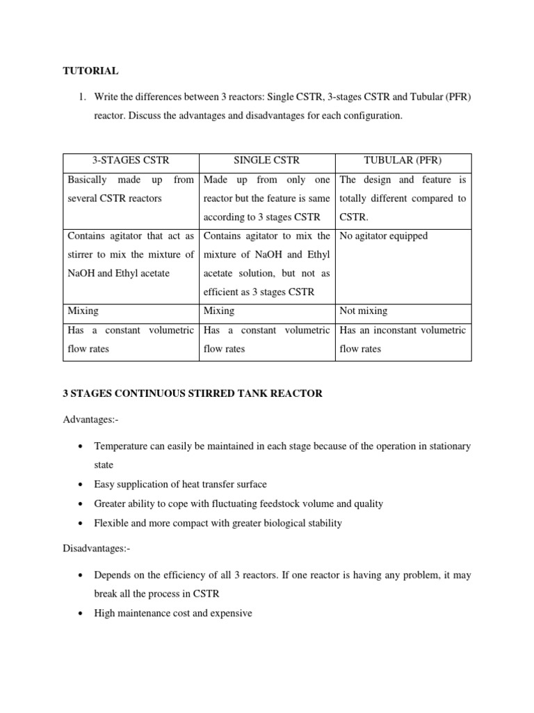 TUTORIAL Test Rig Lab | PDF | Chemical Reactor | Physical Sciences