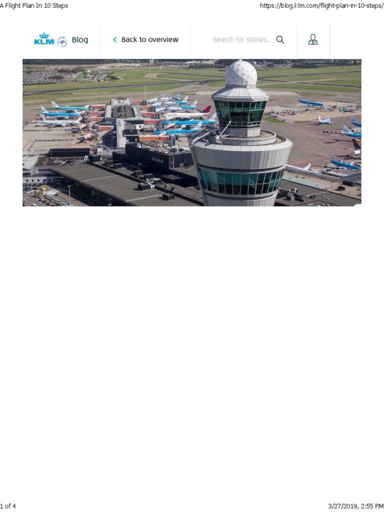 A Flight Plan in 10 Steps | PDF | Aviation | Aircraft