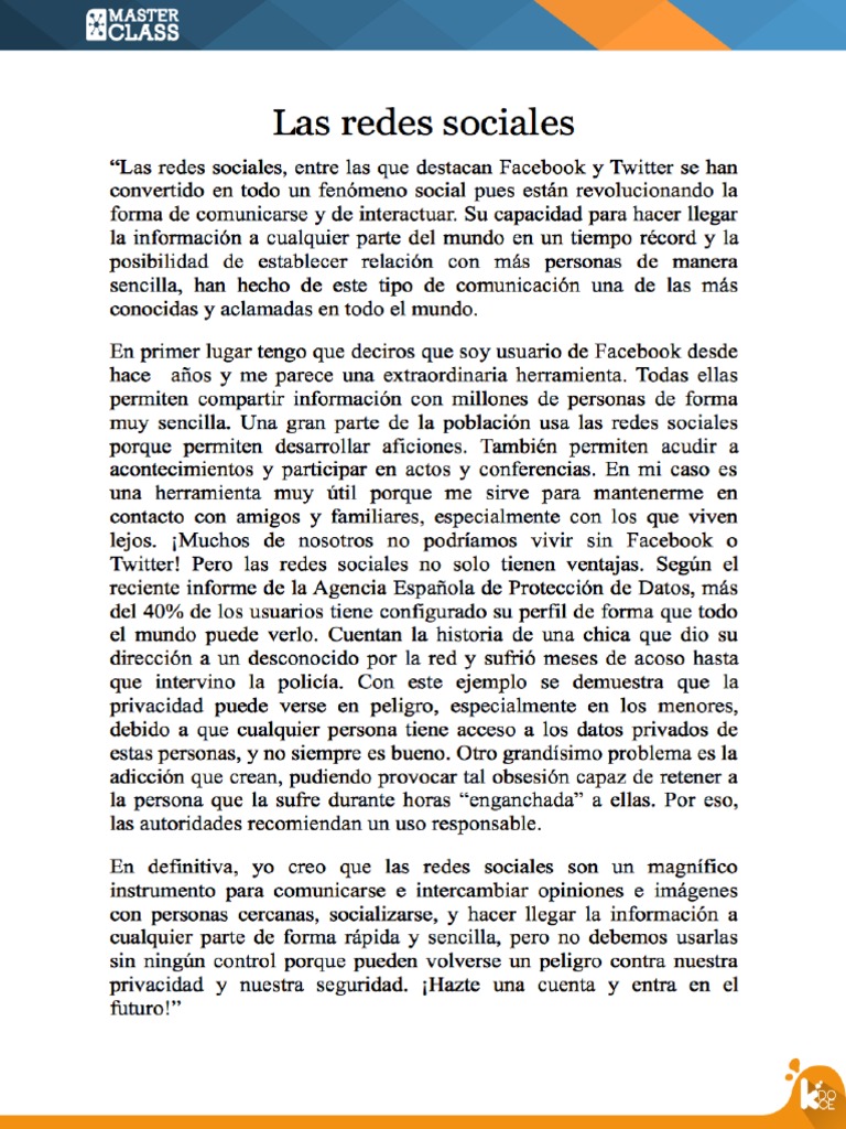 Las Redes Sociales | PDF