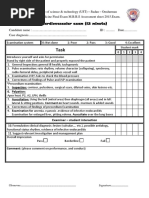 OSCE Checklist Spine Examination | PDF
