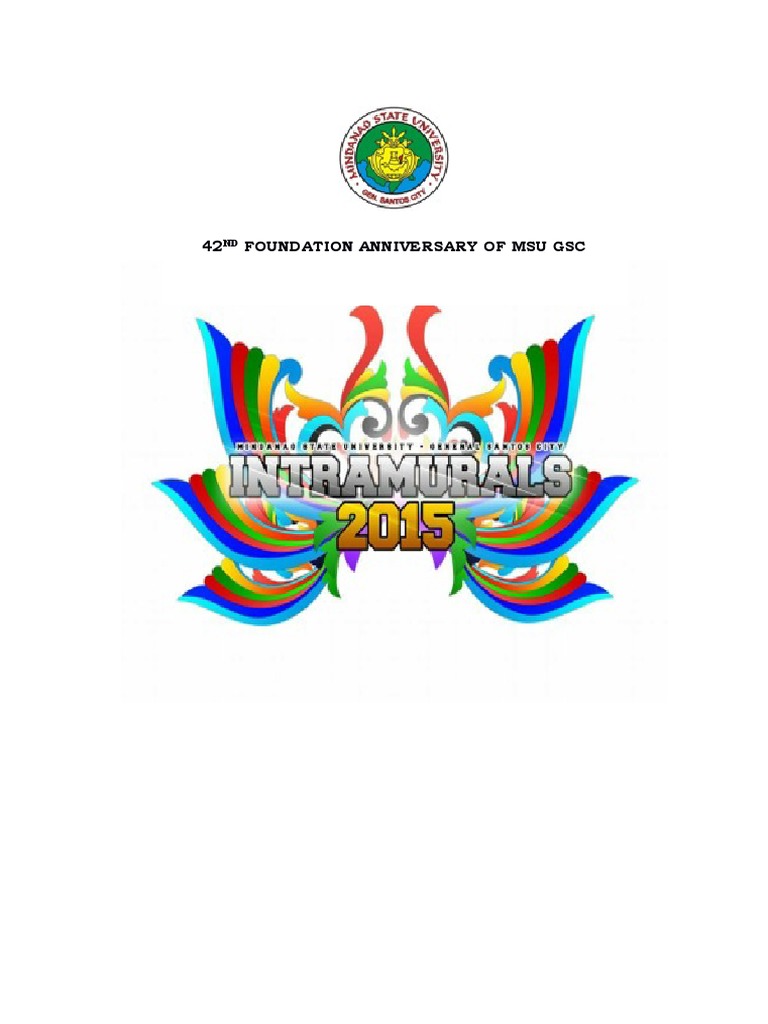 Program Intrams 2015 1 | PDF