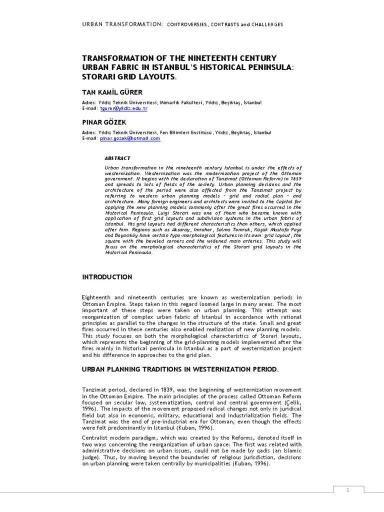 City Istanbul | PDF | Istanbul | Urban Planning