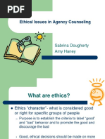 Ethical and Unethical Behavior Among Counselors | PDF | School ...