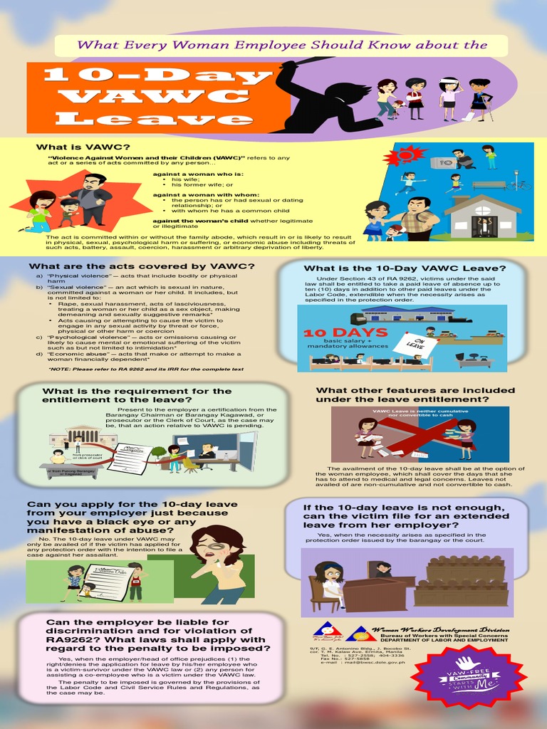 10-Day VAWC Leave Tarp PDF | PDF | Violence | Sexual Harassment