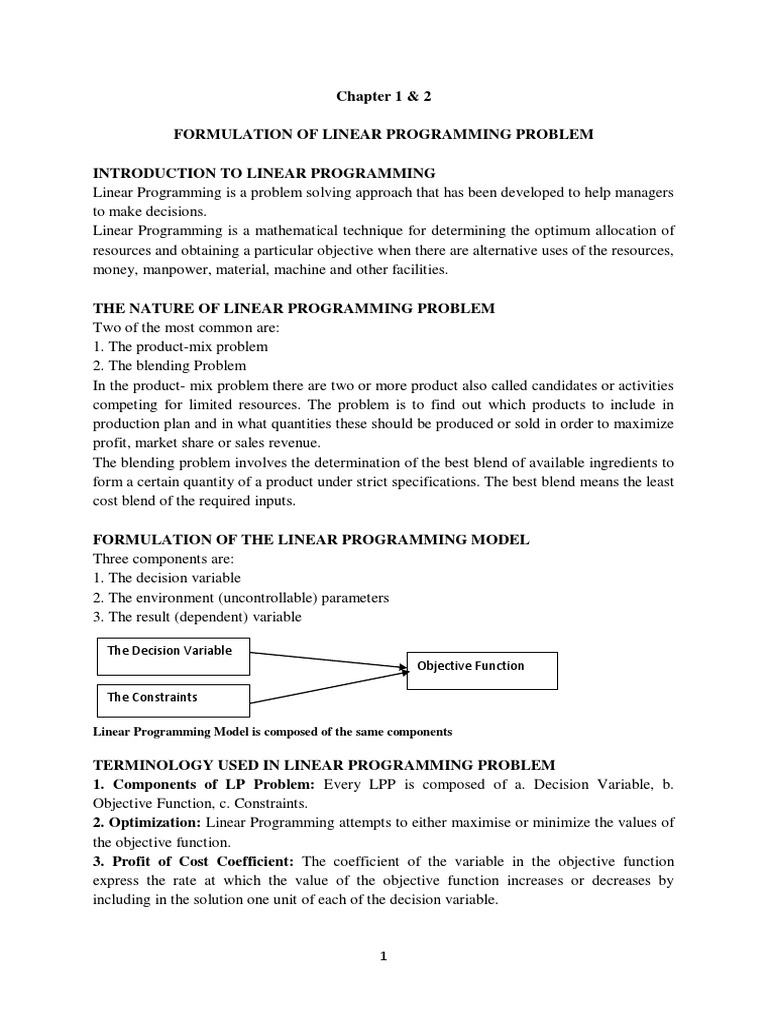 Dorms em 1 Linear Programming | Download Free PDF | Linear Programming ...