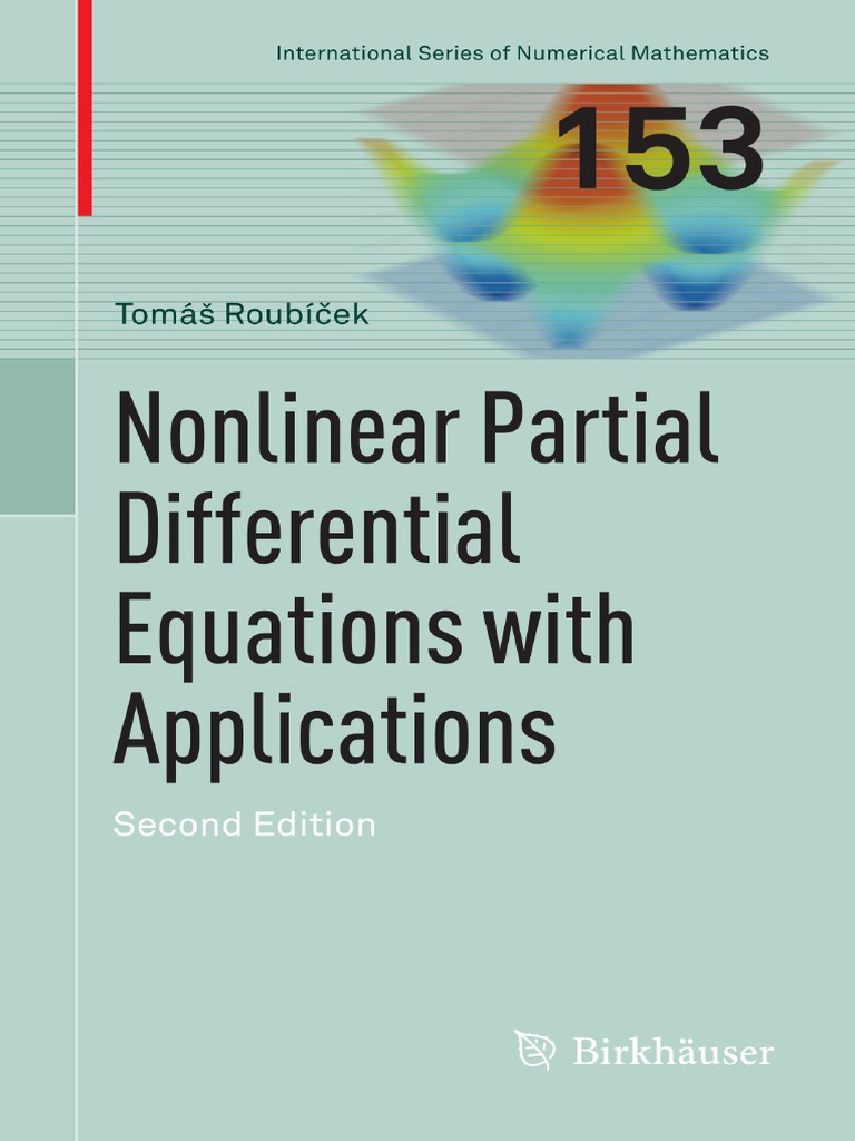 Nonlinear PDEs With Applications PDF | PDF | Banach Space | Norm ...