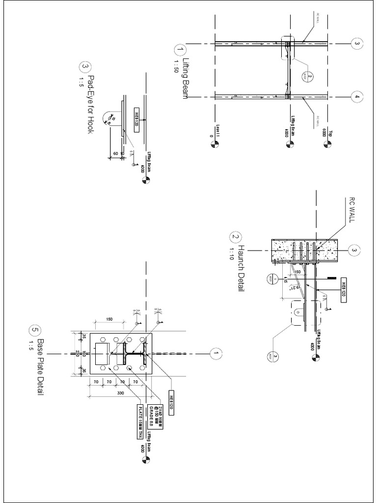 Lifting Beam DWG | PDF | Nature
