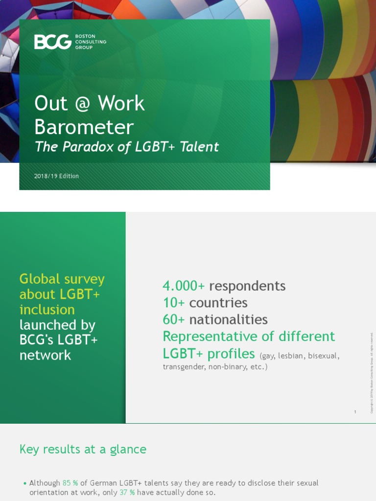 BCG OUT Research Paper (LGBT) | PDF | Lgbt | LGBTQIA+ Studies