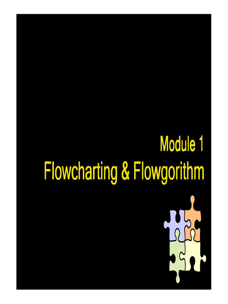 Module 1 - Flowcharting For Students Daw PDF | Download Free PDF | Computer Program | Programming