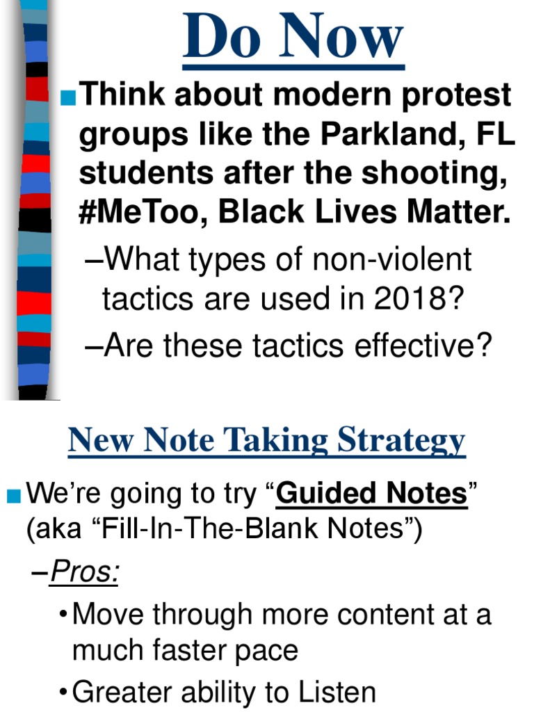 Modern Civil Rights Movement Presentation | PDF | Martin Luther King Jr ...