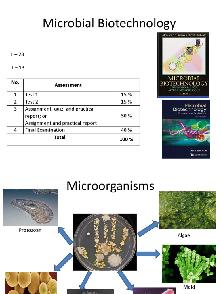 Microbial BiotechnologyL1 | PDF | Microorganism | Genetic Engineering