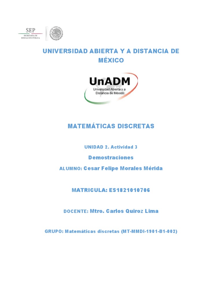 Matematicas Discretas Pdf
