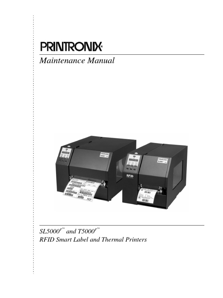 SL5000r T5000r Service | PDF | Electromagnetic Interference | Printer (Computing)
