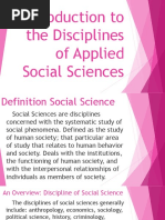 Social Science vs. Applied Social Science | PDF | Social Science ...