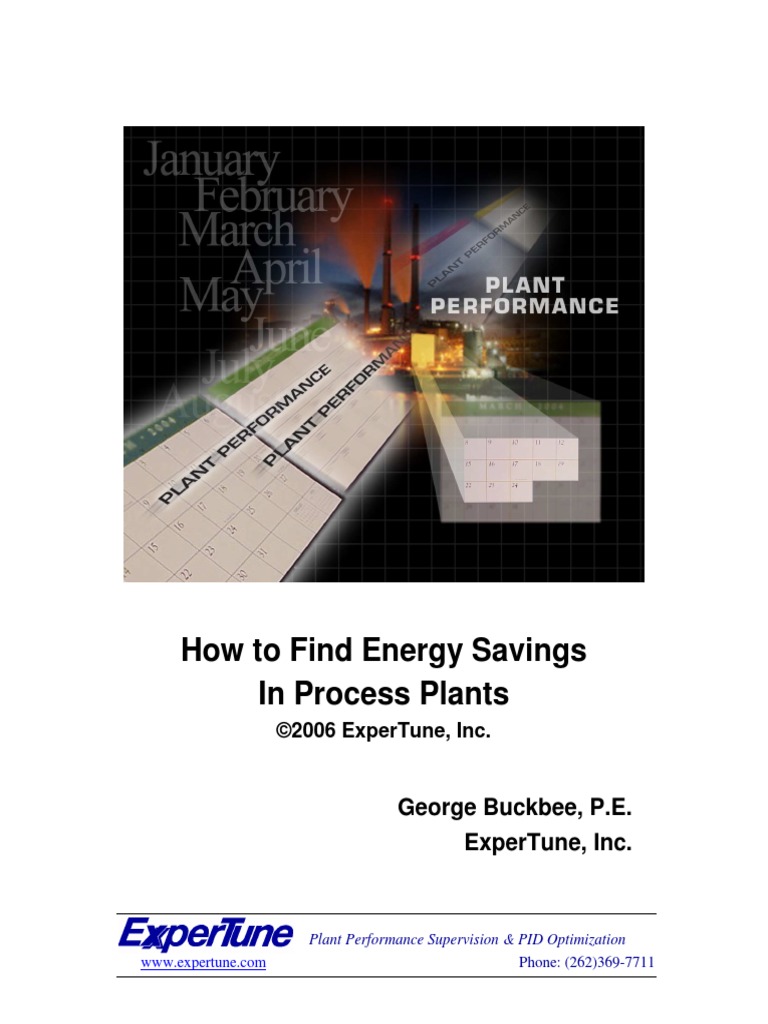 How To Find Energy Savings in Process Plants PDF | PDF | Control Theory ...