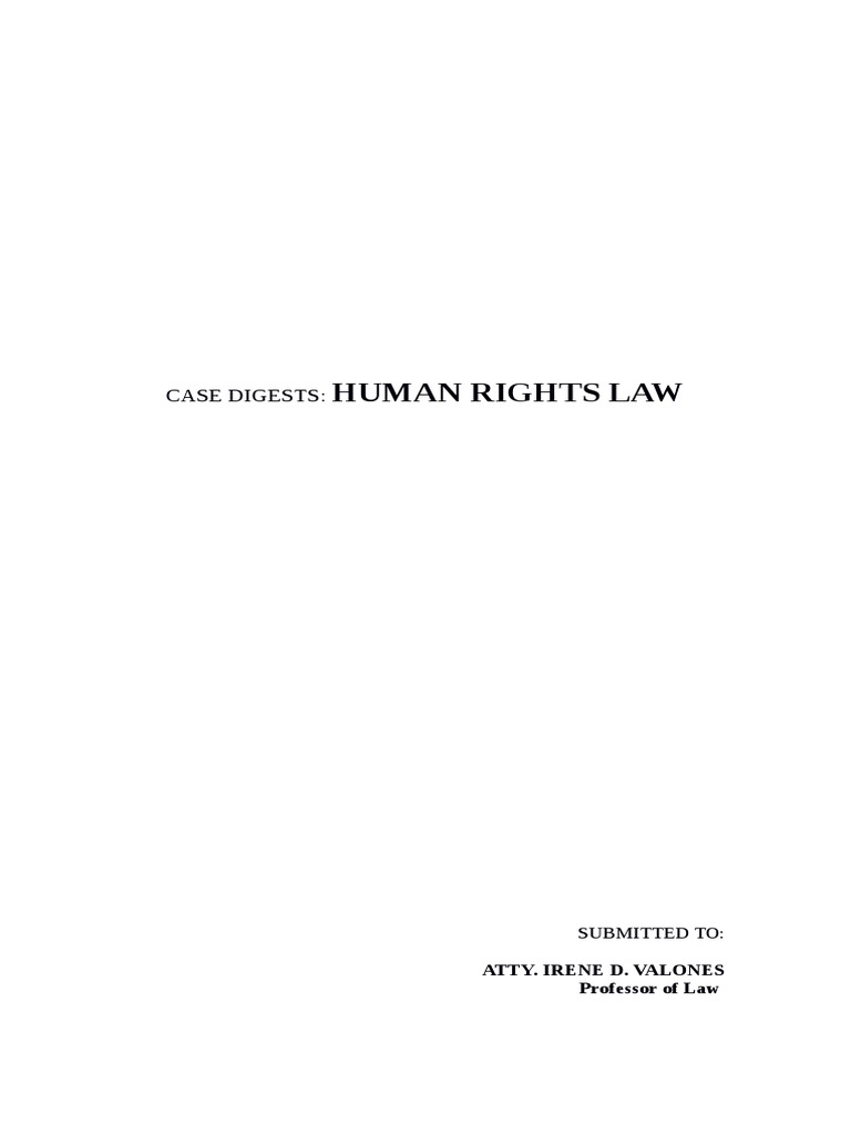 HURL - Case Digests - HURL1 PDF | PDF | Standing (Law) | Injunction