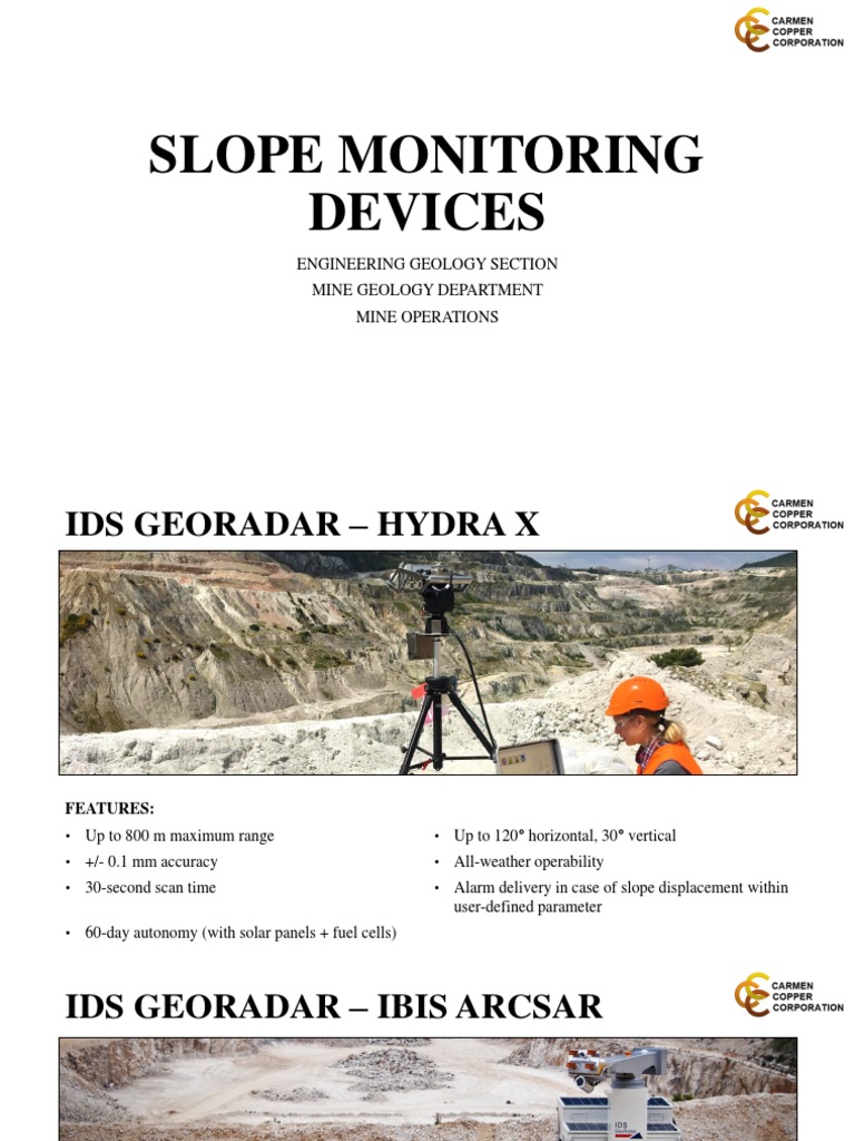 Slope Monitoring Instruments Overview | PDF