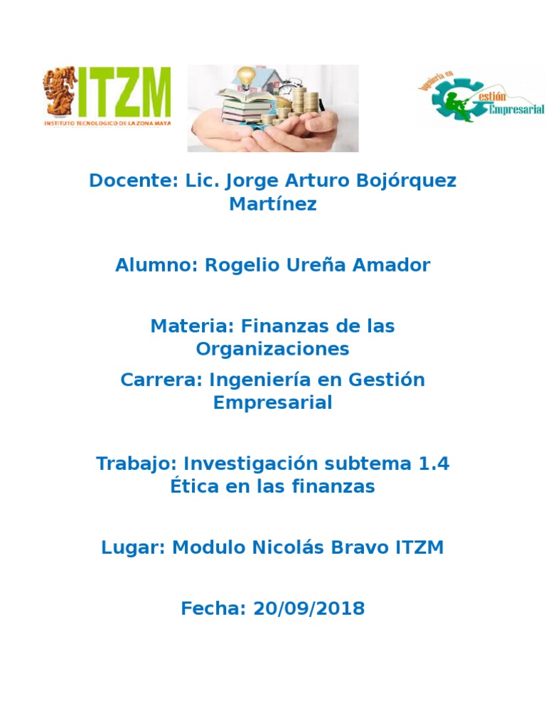 Ética Financiera: Clave en Finanzas | PDF | Impuestos | Estado (política)