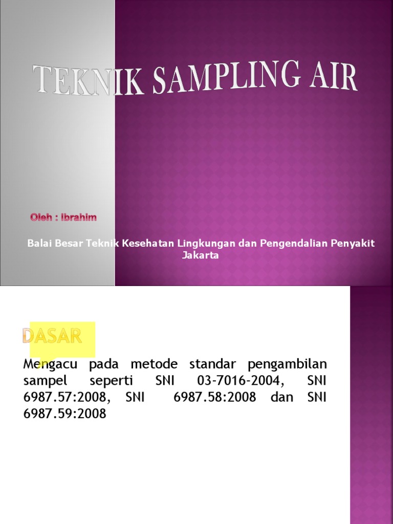 Sampling Air | PDF