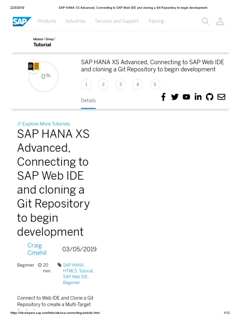 Web Ide Git Hub | PDF | Sap Se | Integrated Development Environment