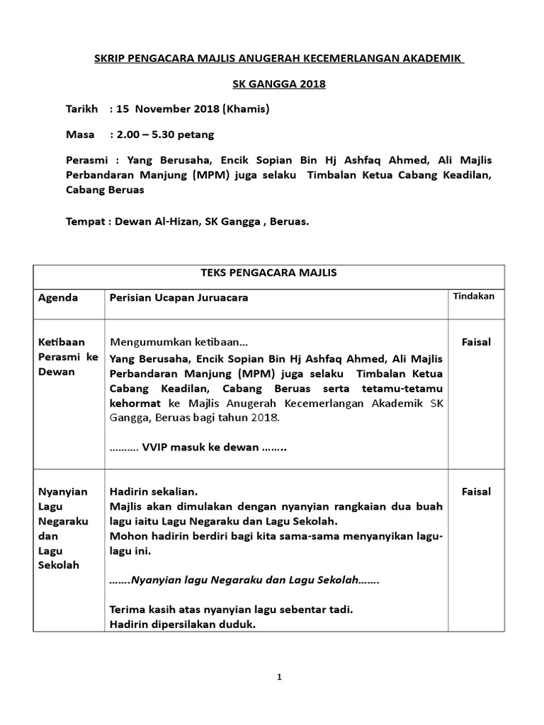 Kertas Kerja Lawatan Ke Zoo Taiping N Eco Spritzer 2019 | PDF
