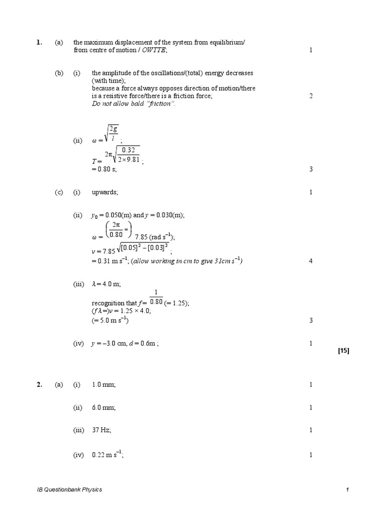 Ondas Answers | PDF | Resonance | Oscillation