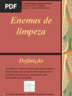 10Â Aula - Lavagem Intestinal - Enteroclisma, Enema e Clister | PDF