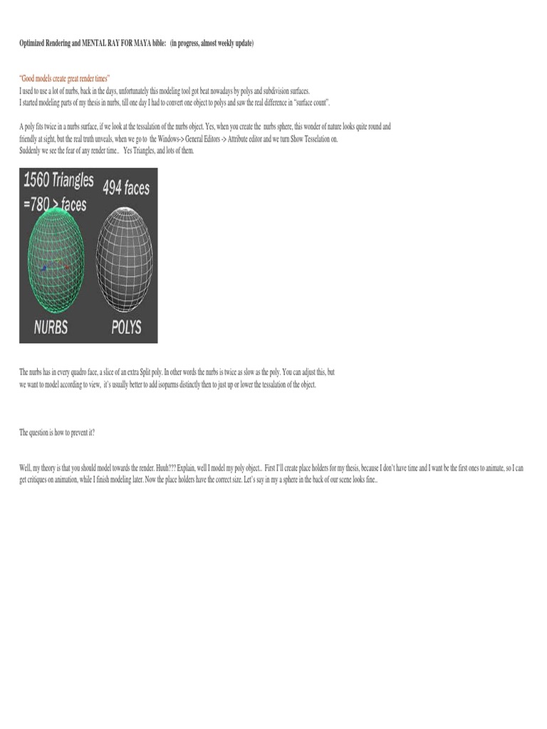Render Mental Ray | PDF | Rendering (Computer Graphics) | High Dynamic ...