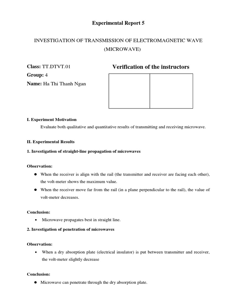 Characterization of Electromagnetic Wave Propagation Through ...