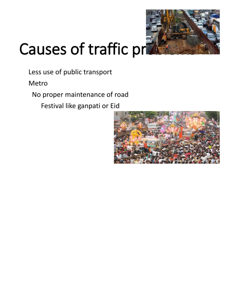 Causes of Traffic Problems Explained | PDF