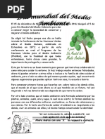 Lectura Del Medio Ambiente | PDF | Contaminación | Entorno natural