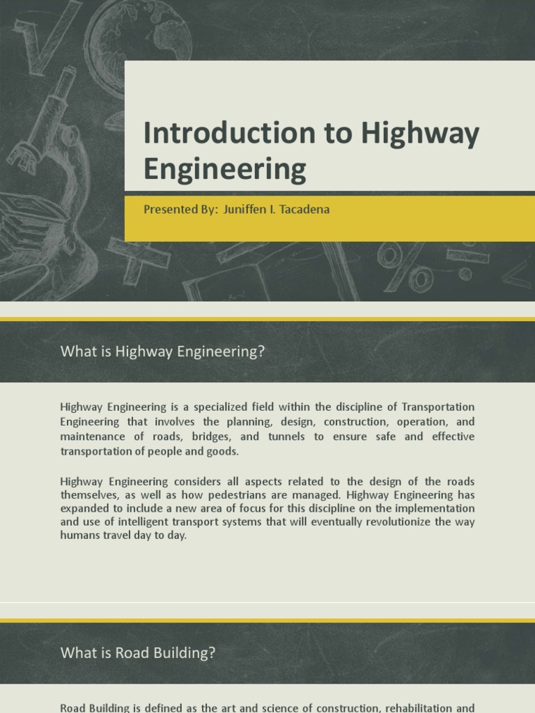 00 Introduction To Highway Engineering PDF | PDF | Road | Highway