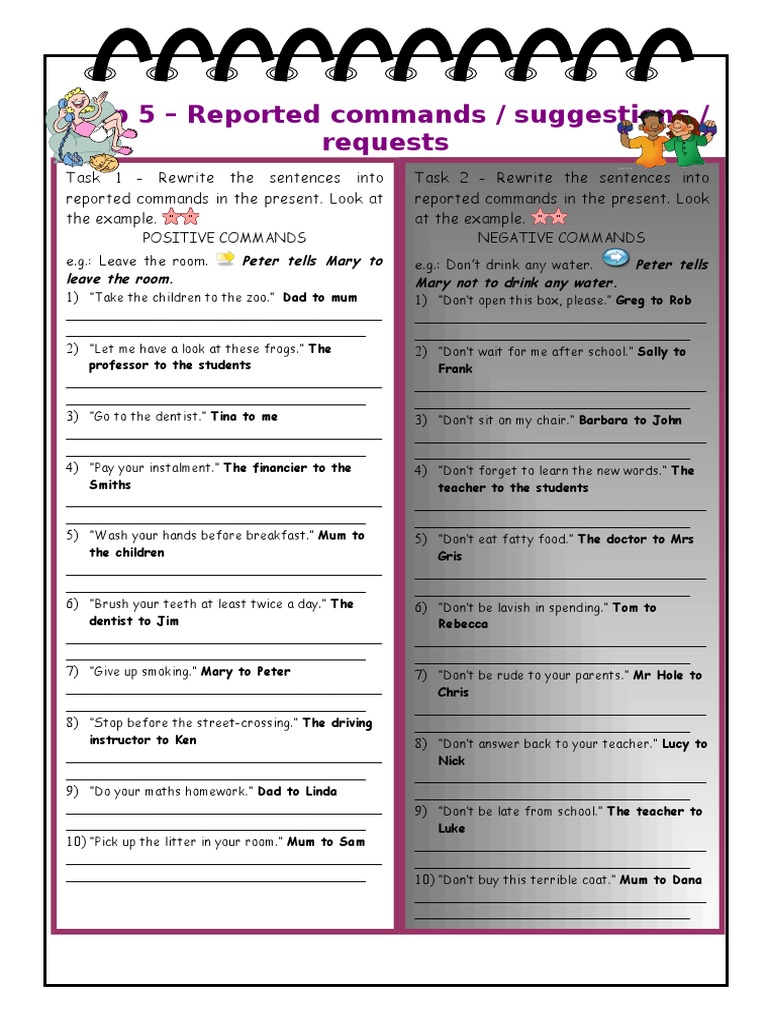 Reported Speech - Step by Step | PDF