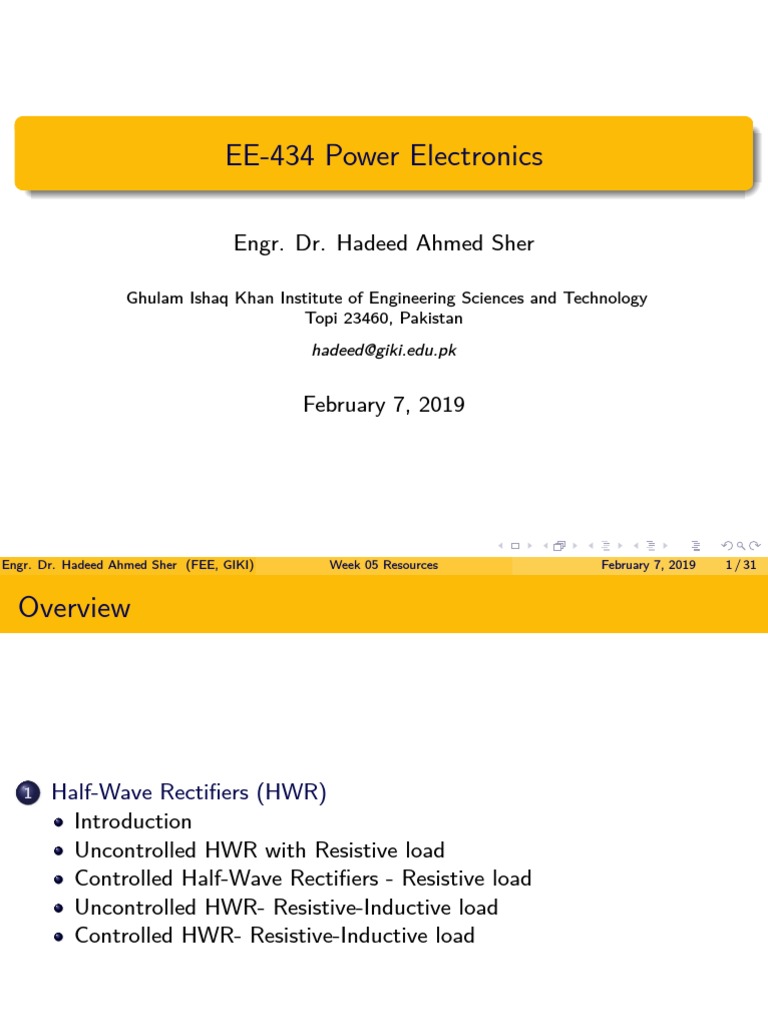 Week 5 | PDF | Root Mean Square | Rectifier