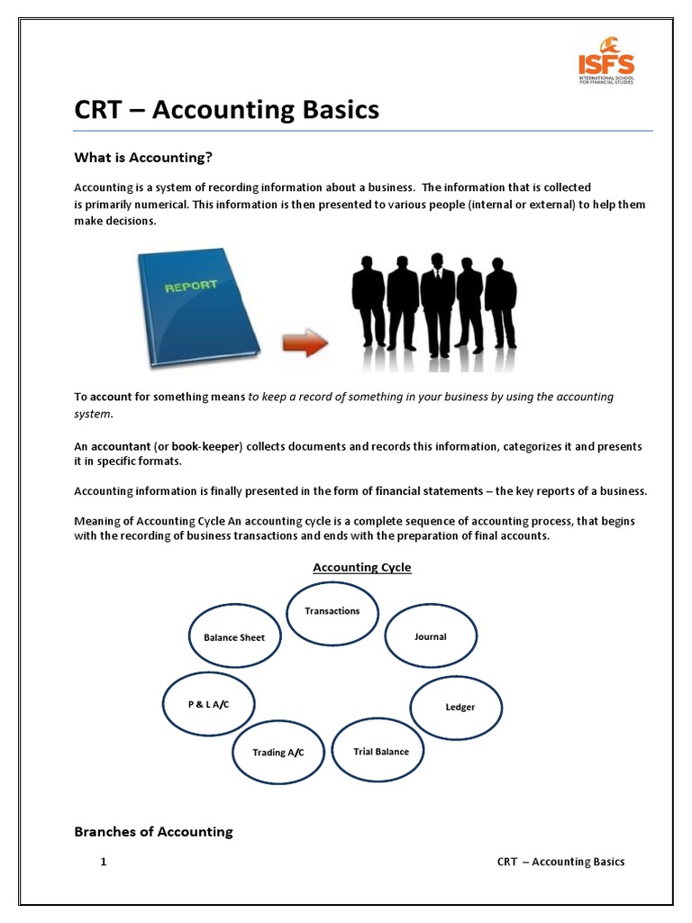 Understanding CRT in Accounting Basics | PDF | Debits And Credits ...