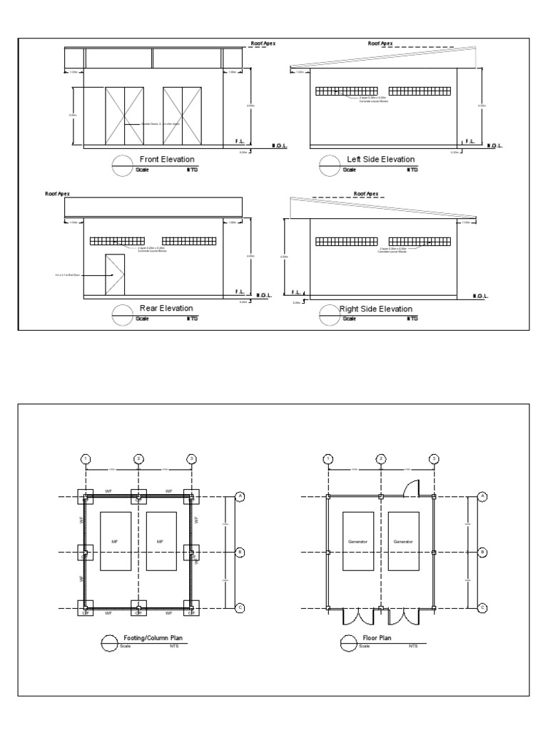 Machine Foundation & Building | PDF | Foundation (Engineering) | Beam ...