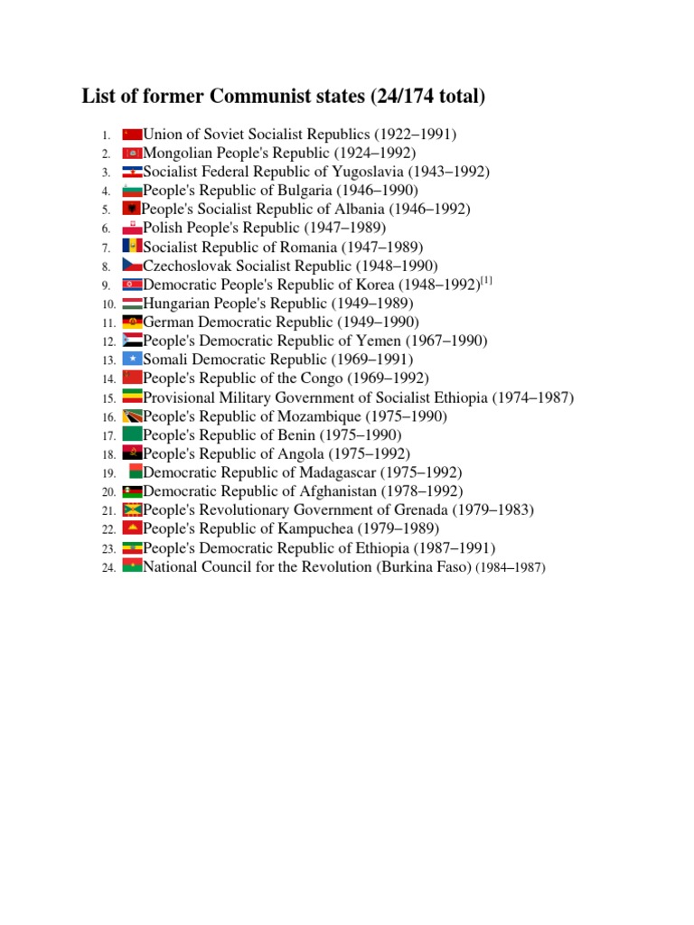 List of Former Communist States | Download Free PDF | Iraq War | Bill ...